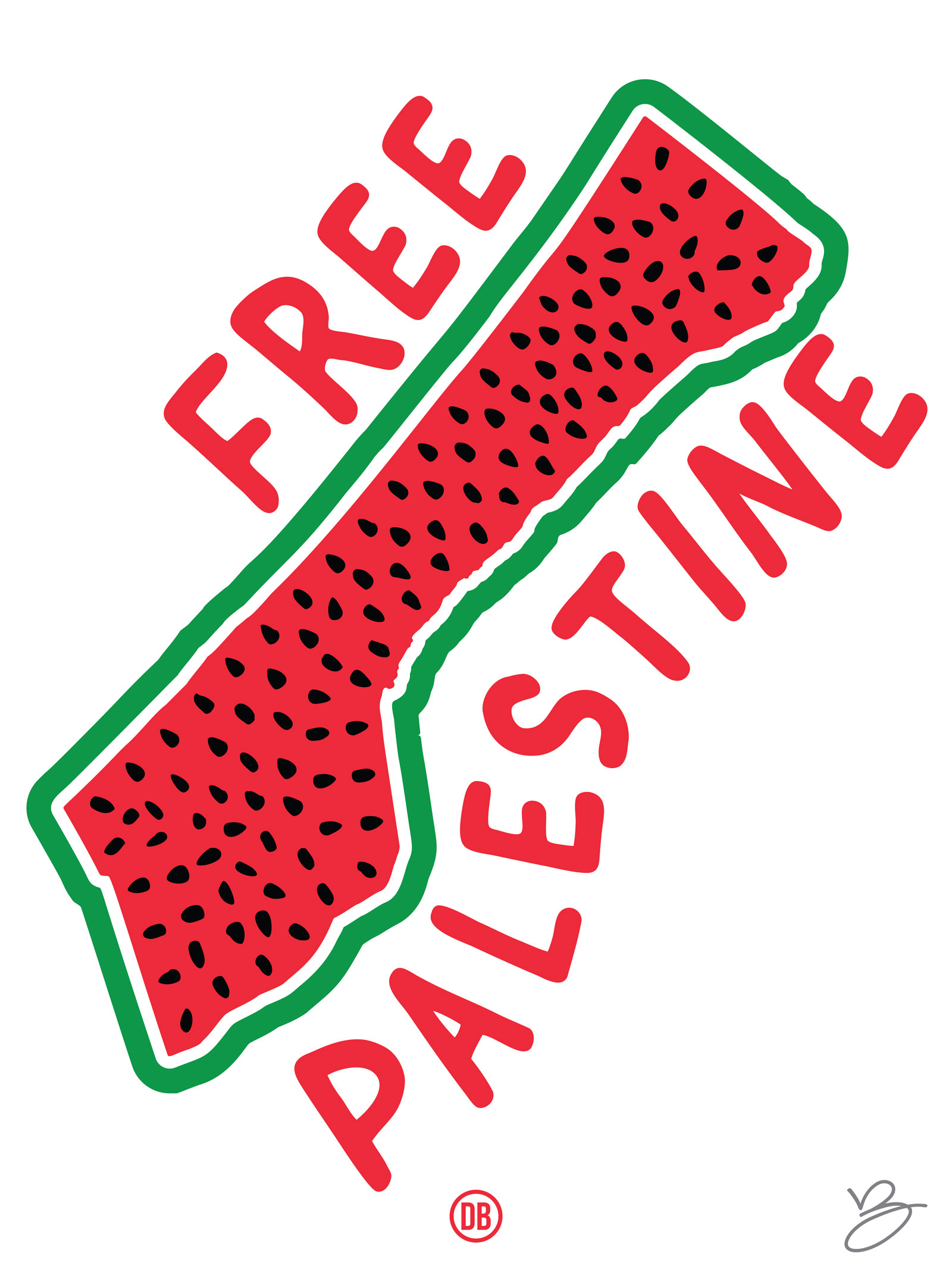 Free Palestine: Free Palestine (Palestinian Poppy) I | David Bernie